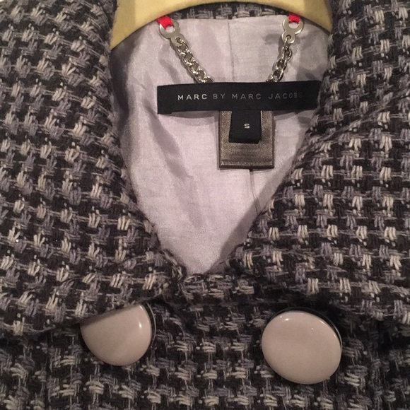 Marc By Marc Jacobs | Jackets & Coats | Marc By Marc Jacobs Gray Tweed ...